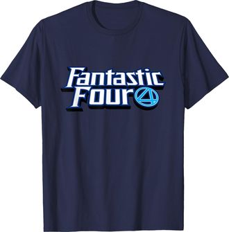 MARVEL Fantastic Four 4 Logo T-Shirt T-Shirt