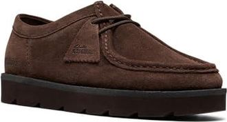 Clarks Meare Wallabee Suede Chaussures à lacets pour homme Marron foncé, marron, 42 2/3 EU