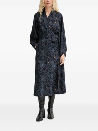 Munthe Gitalu floral midi dress - Grau