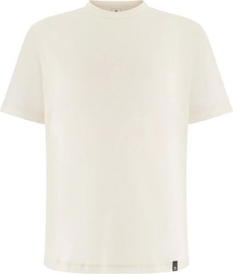 Boggi Milano Homme, Tops, Blanc, Taille: 2XL T Shirt Coton Lin