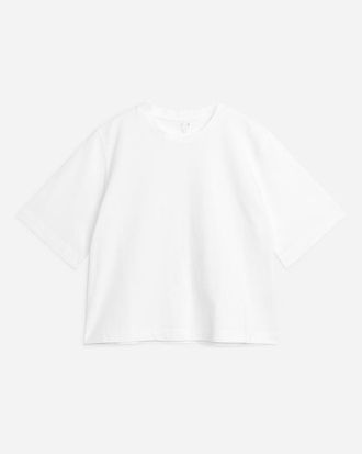 Arket ALBA Schweres T-Shirt -Wei&szlig;