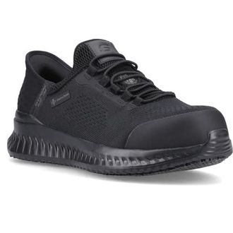 Skechers Homme Tilido Fletchit Botte de sécurité, Black Textile/Synthetic, 45 EU