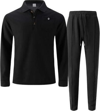 Generic Ensemble Jogging Homme Sport Surv&ecirc;tement Pour Golf Echarpe Fluide Fit Manche Pull Mixte Couleur P&egrave;re Gilet Papillon Monochrome Block Rugby Collection 