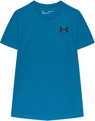 Under Armour T-Shirt Ua Sportstyle Left Chest Ss 1363280 Blau Loose Fit