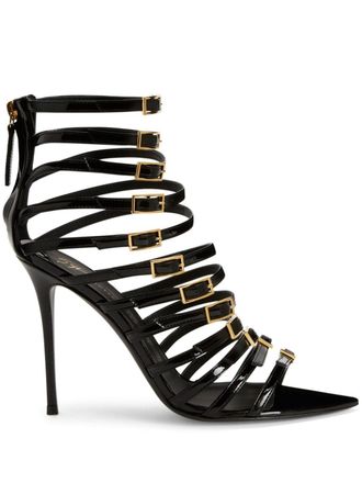 Giuseppe Zanotti sandales Intriigo Punk 105 mm à brides - Noir