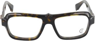 Christian Louboutin unisex, Accessoires, Brun, Taille: 55 MM Bold Acetate Eyeglasses