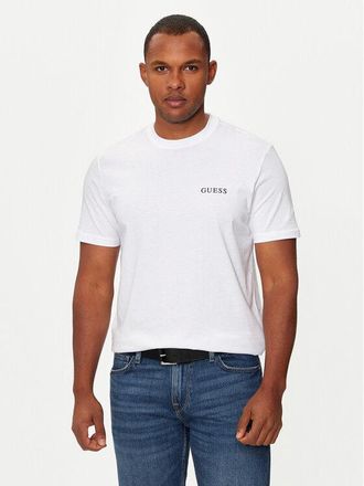Guess T-Shirt U4BM03 KCAM1 Wei&szlig; Regular Fit