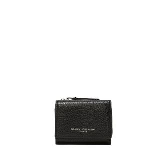 Gianni Chiarini Elegante Geldb&ouml;rse und Kartenhalter aus Polyester - - Accessories - Damen - Schwarzk - ONE SIZE