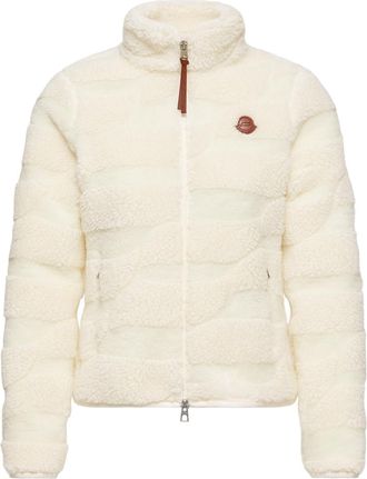 Moncler Moncler Teddy Jacquard Padded Zip-up Cardigan, Women, White, Size: L
