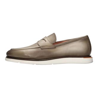 Santoni Herren, Schuhe, Beige, 41 1/2 EUGr&ouml;&szlig;e