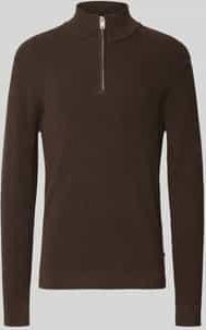Matinique Slim Fit Troyer aus Baumwoll-Mix