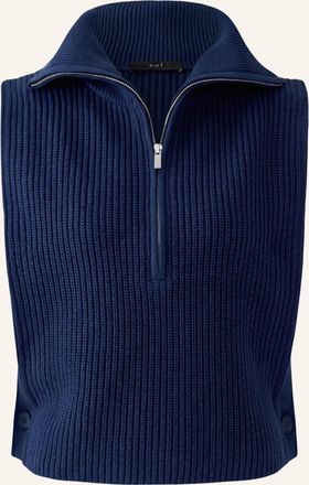 Oui Pullover blau