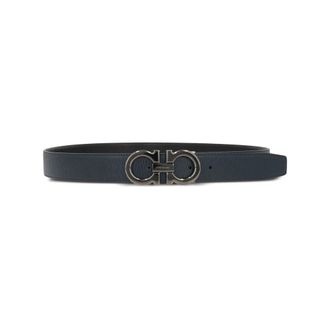 Ferragamo Reversible Gancini Belt - - Accessories - Herren - Schwarzk - 115 CM