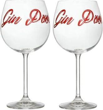 KASANOVA 1 2er Set Cocktailgläser Gin Passion aus Glas