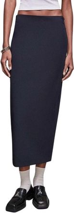 Patrizia Pepe Femme, Jupes, Bleu, Taille: 38 FR Midi Skirt