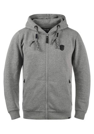 Indicode Barnhill Herren Sweatjacke Kapuzenjacke Hoodie mit Kapuze, Gr&ouml;&szlig;e:M, Farbe:Grey Mix (914)