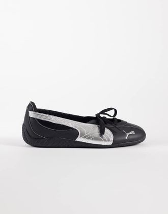 Puma Speedcat Ballet Nova - Ballerines - Noir m&eacute;tallis&eacute;