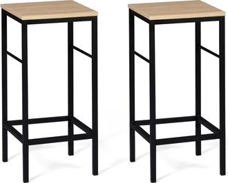 IDMarket 2 Stück Barhocker Detroit Design Industriel