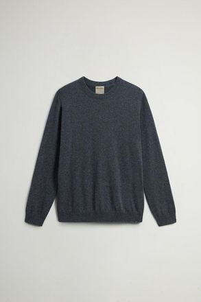Woolrich Herren Pullover mit Rundhalsausschnitt aus reiner Kaschmirwolle Grey Gr&ouml;&szlig;e XXL