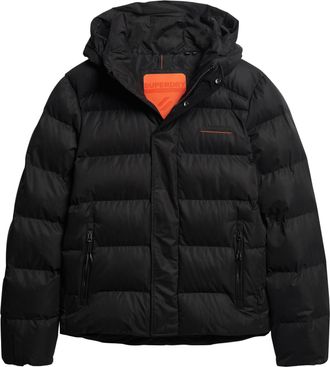 Superdry Herren Chaqueta Acolchada Jacke, schwarz, XXL