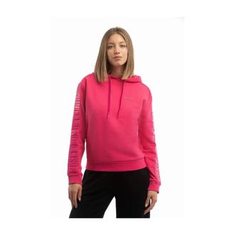 Moschino Femme, Sweatshirts et sweats &agrave; capuche, Rose, Taille: 38 FR SweaT-shirt en coton avec motif