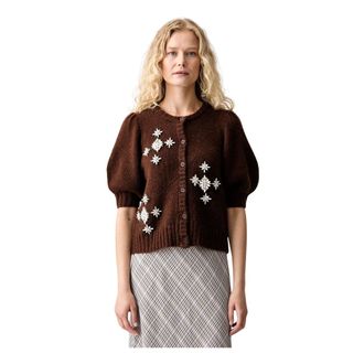 Munthe Damen, Strickwaren, Braun, SGr&ouml;&szlig;e