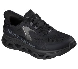 Skechers Womens Glide-Step Atlus Hands Free Slip-ins Sneaker, BBK=Black/Black, 35.5 EU