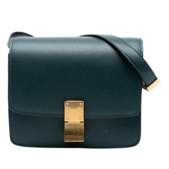 Celine Sac bandouli&egrave;re Classic Box Pre-owned - Femme - Pre-owned - Vert - Taille: ONE Size