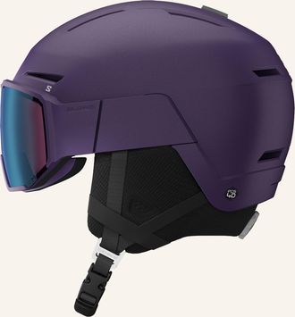 Salomon Set Osmo Pro Sigma Photo: Skihelm Und Skibrille lila