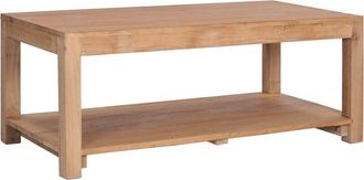 vidaXL Vidaxl - Table basse 100x50x40 cm bois de teck massif