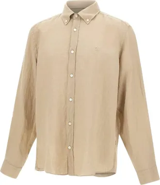HUGO BOSS Homme, Chemises, Beige, Taille: 2XL H-Liam Shirt