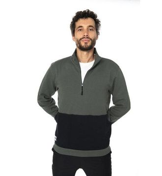 Snap Zip Up - Sweatshirt - Herren