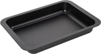 Zenker Lasagne- und Auflaufform, hochwertiges Backblech, 365 x 270 x 52 mm, 3700 ml, hitzebeständig bis 230°C - Ideal für köstliche Ofengerichte, Schwarz