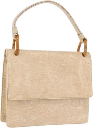 Prada Sac &agrave; main vintage doccasion - Femme - Pre-owned - Beige - Taille: ONE Size
