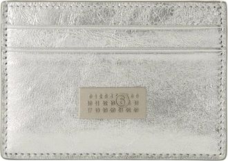 Maison Margiela unisex, Accessoires, Gris, Taille: ONE Size Porte-cartes Num&eacute;rique M&eacute;tallis&eacute;