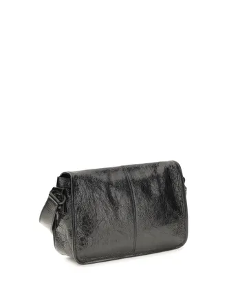 Balenciaga Mens Shoulder Bag Le City Black Lambskin (ovis Aries)