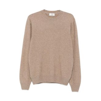 Barba Rundhals-Strickpullover - - Knitwear - Herren - Beige - XL