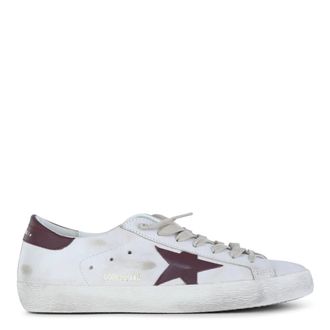 Golden Goose Low-Top Sneaker - Distressed White Leather Sneakers - Gr. 40 (EU) - in Wei&szlig; - f&uuml;r Damen