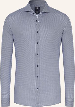 DeSoto Desoto Jerseyhemd Slim Fit blau