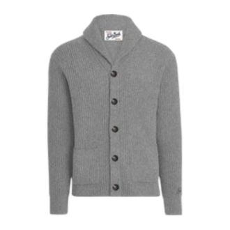 MC2 Saint Barth Glasgow Woll-Cardigan - - Knitwear - Herren - Grau - M