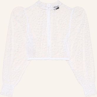 Kinga Mathe Kinga Mathe Dirndlbluse Lena Aus T&uuml;ll weiss