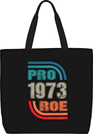 Generic Sac Fourre-Tout Pro Roe 1973 Pro-Choix Droits Des Femmes Sac &Agrave; Provisions En Toile De Grande Capacit&eacute; Pliable Sacs En Toile &Eacute;paule, Pour Shopping, Fil