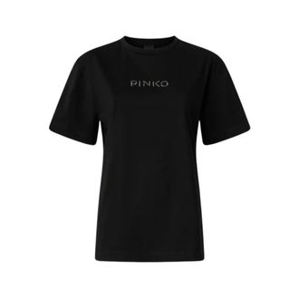 Pinko Pinko, Femme, Tops, Noir, Taille: 36 FR T-shirt incroyable