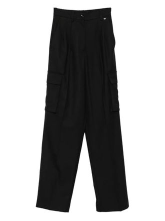 Herno pantalon cargo à plis - Noir