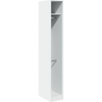 vidaXL Vidaxl - Kleiderschrank Wei&szlig; 30x50x200 cm Holzwerkstoff