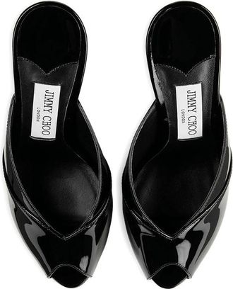 Jimmy Choo London Brigitte 100 Mule - Black