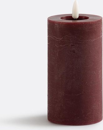 La Redoute Interieurs Bougie Led Stri&eacute;e H15 Cm Caspar