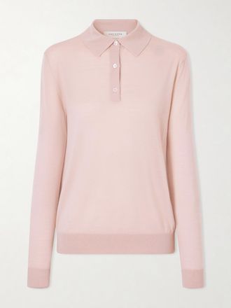 Giuliva Heritage Collection Pull Fa&ccedil;on Polo En Cachemire Rebecca - Rose