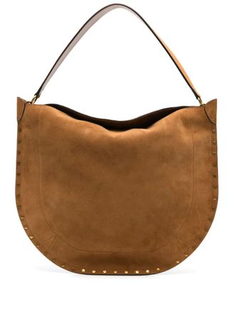 Isabel Marant sac port&eacute; &eacute;paule Oskan Soft - Marron