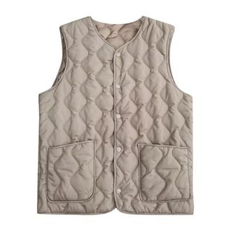 Generic Gilet sans Manche Femme Gilet Femme D&eacute;contract&eacute; Quotidien Ville Int&eacute;rieur Moelleux Col Ras - Id&eacute;al pour Superposition Urbaine Hiver